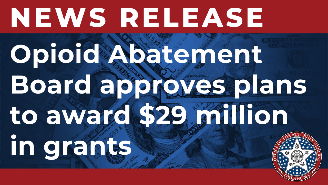 Opioid Abatement Board approves plans to award $29 million in grants